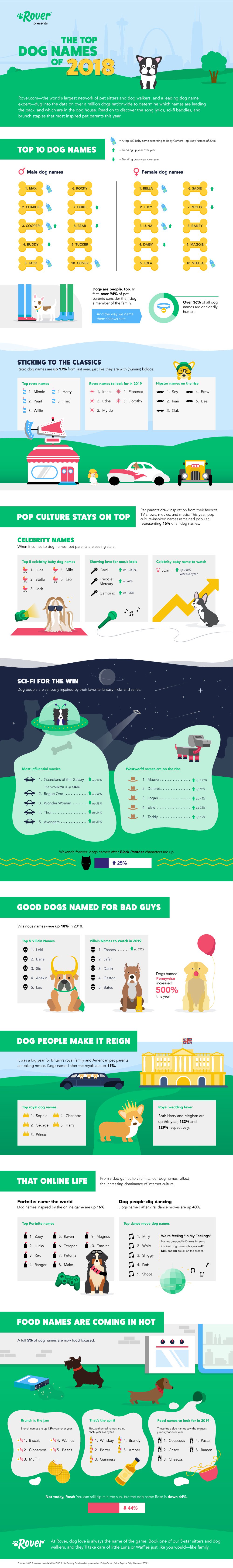 The Top Dog Names And Trends From 2018 KnuGroup The Top Dog Names And Trends From 2018 KnuGroup